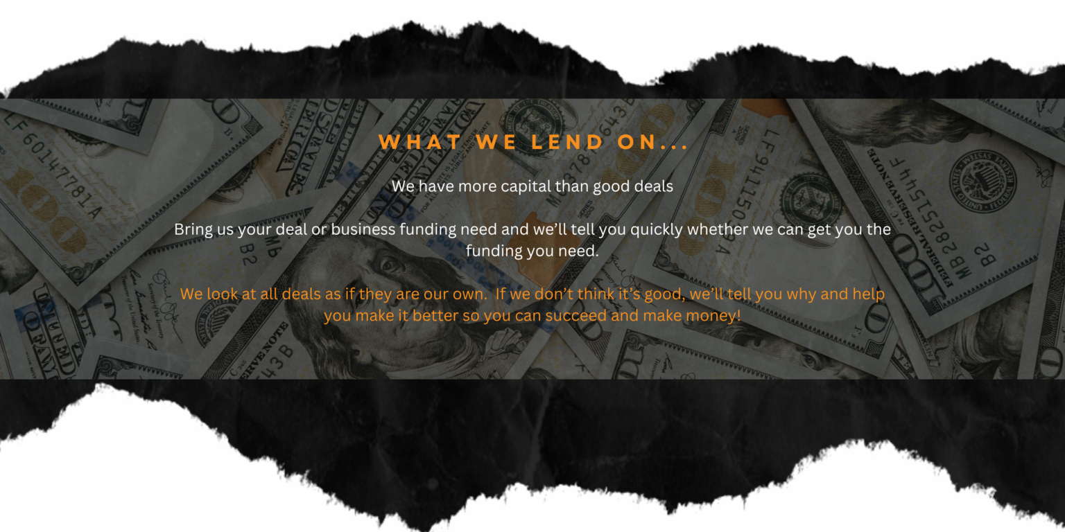 What We Lend On - Dynamic Lending Services